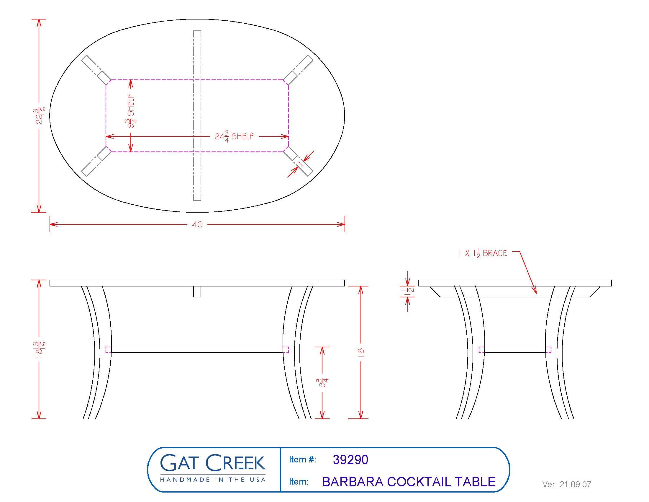 Barbara Cocktail Table