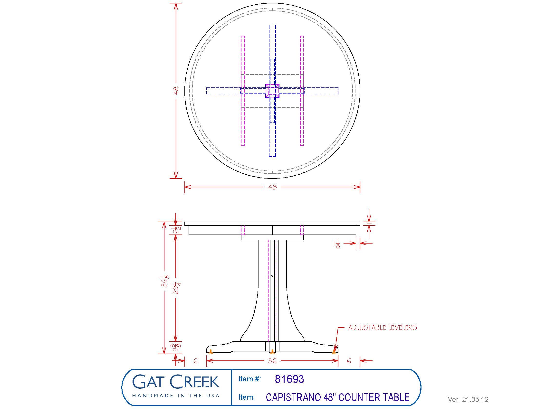 Capistrano Counter Height Table