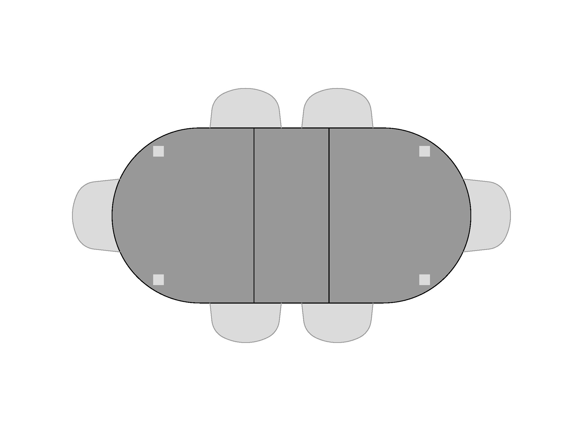 how to draw an oval table