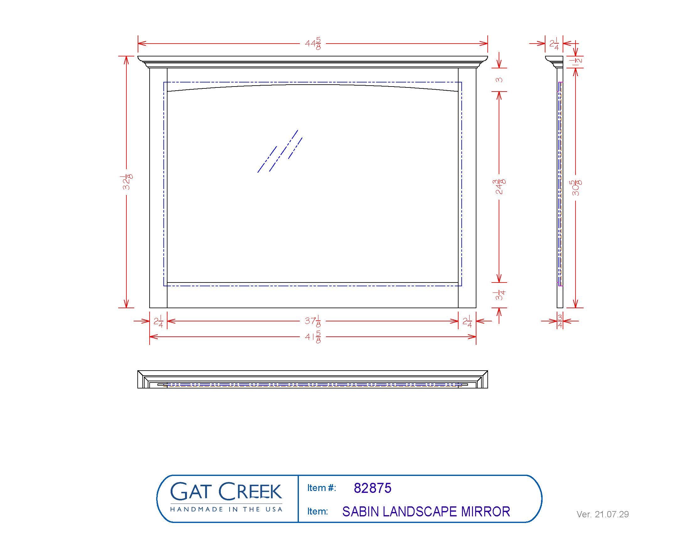 Sabin Landscape Mirror