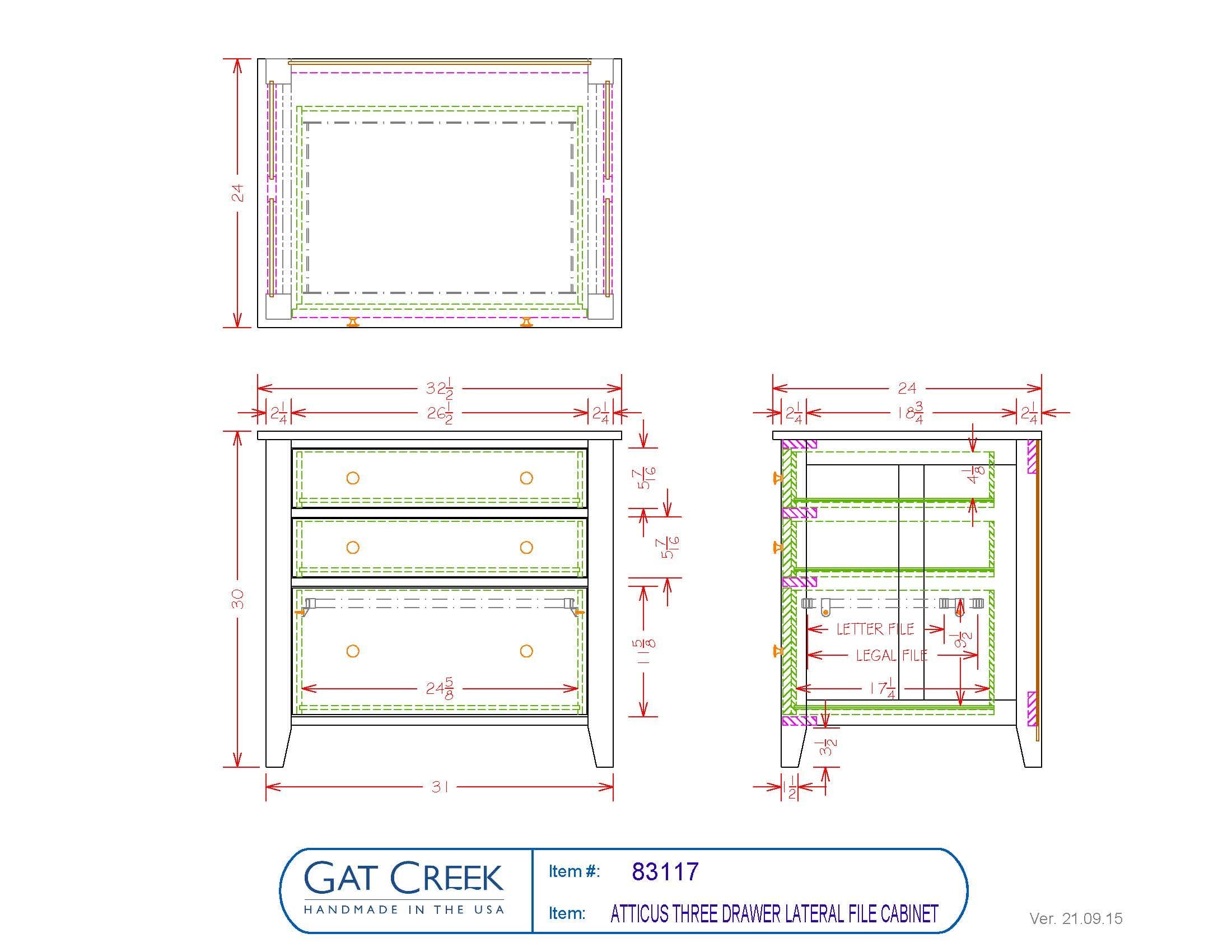 Atticus Lateral File Cabinet