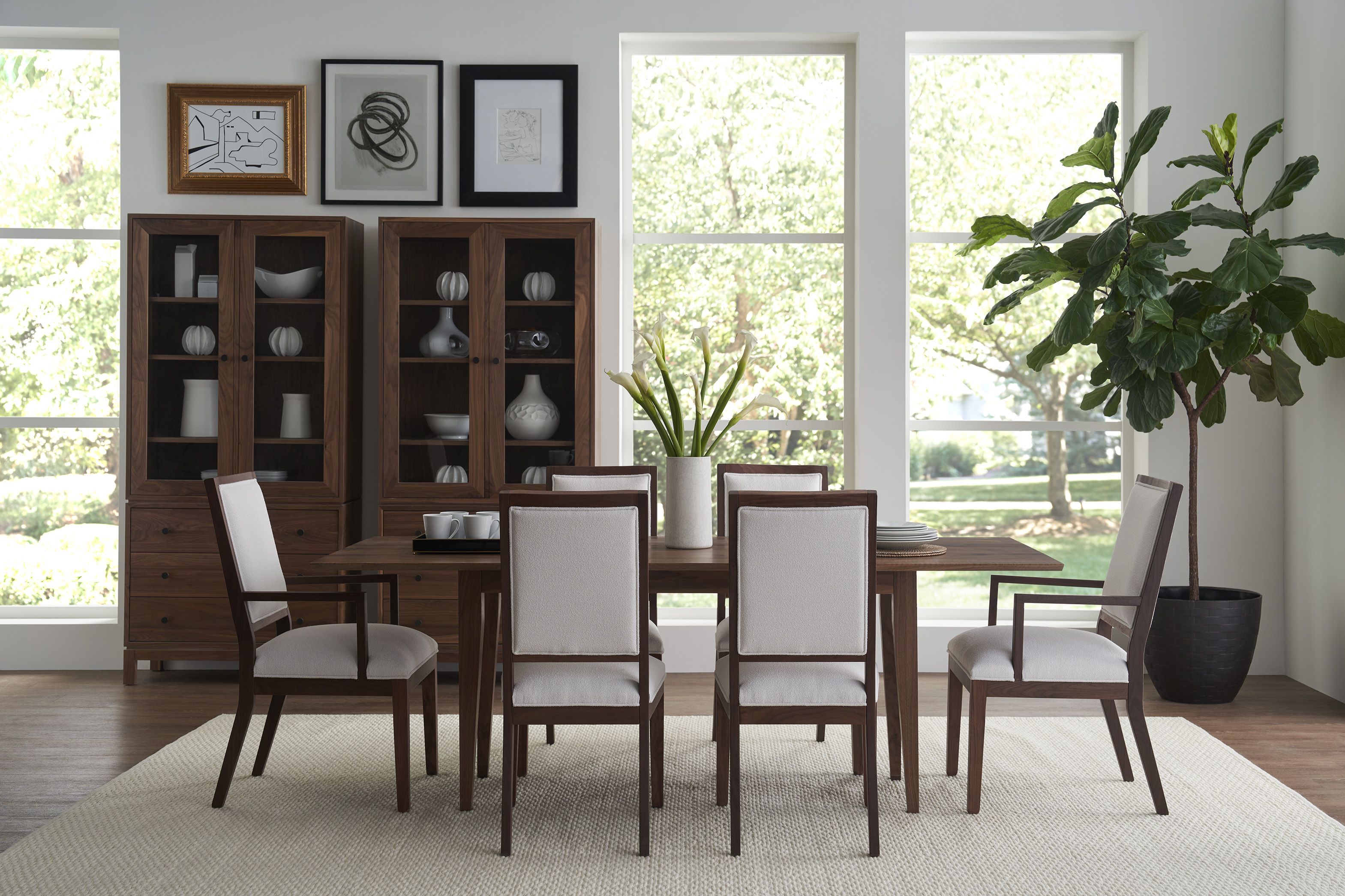 dining room display case